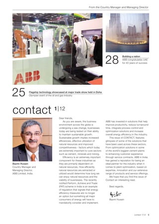 ABB CONTACT INDIA Issue 1/12 | PDF