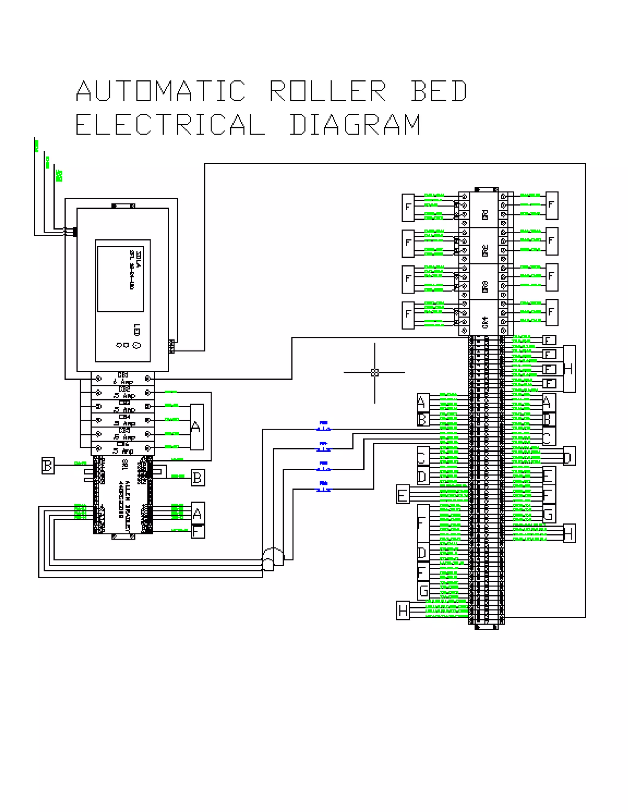 CAD Roller Bed Diagram | DOC