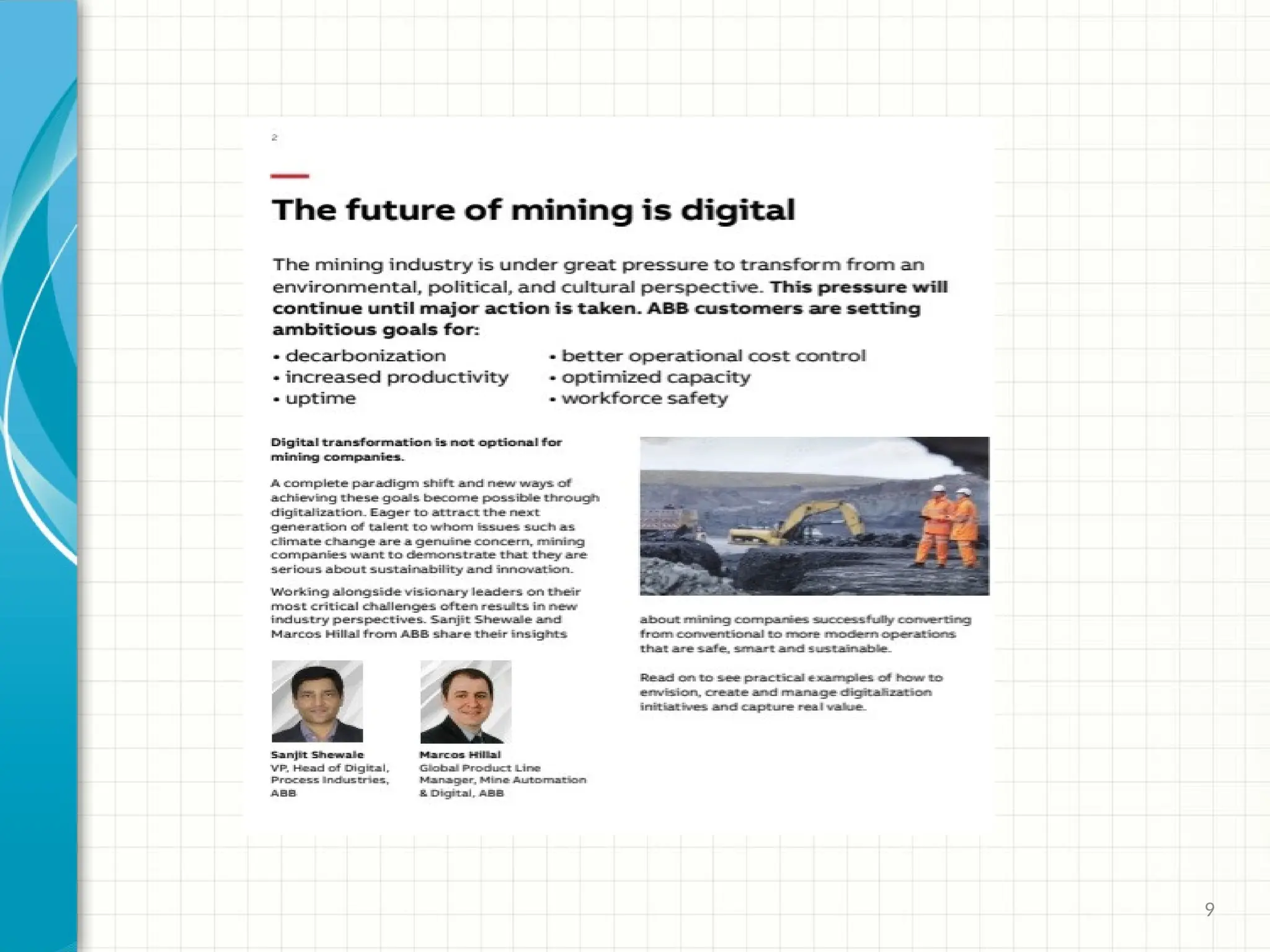 ABB Digital Transformation in Mining Industry.pptx