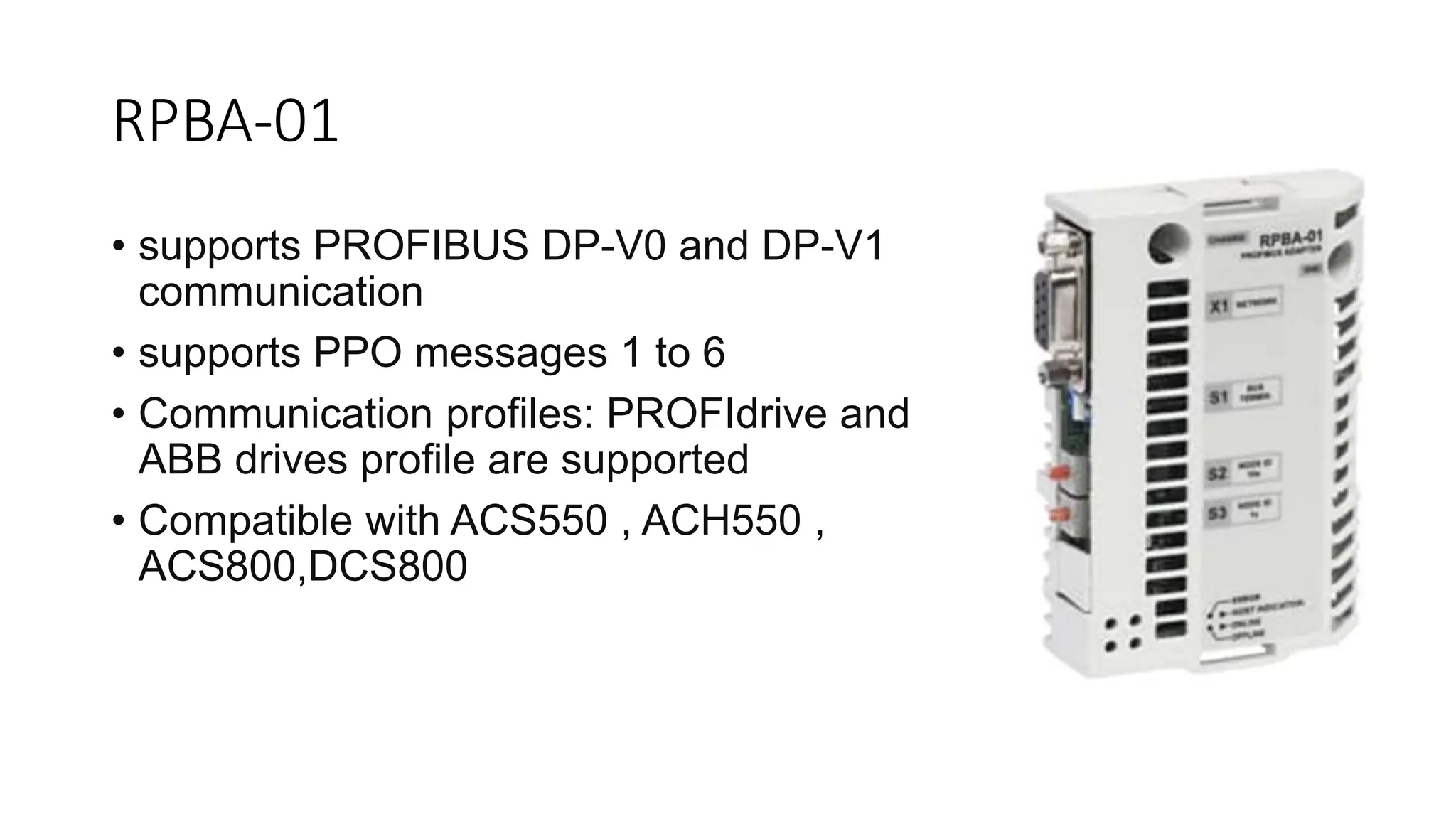 ABB Drive Communication with profibus.pptx