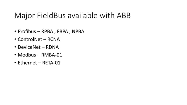 ABB Drive Communication with profibus.pptx