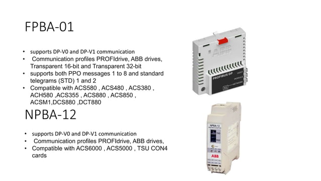 ABB Drive Communication with profibus.pptx