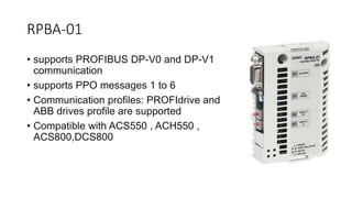 ABB Drive Communication with profibus.pptx