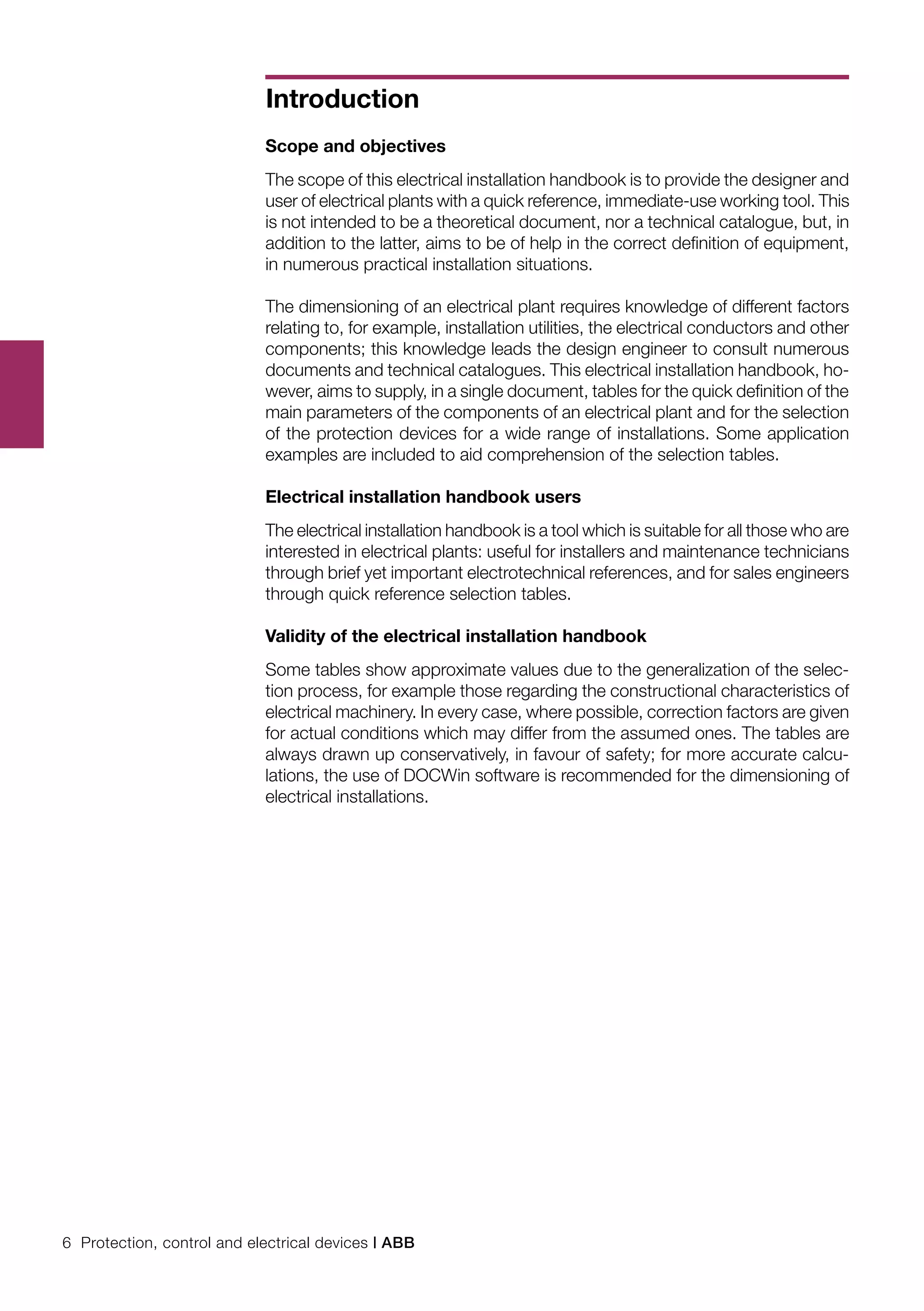 Abb electrical installation handbook 6th edition2010 | PDF
