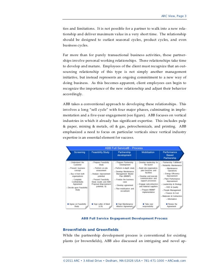 ABB Explains Full Service Strategy