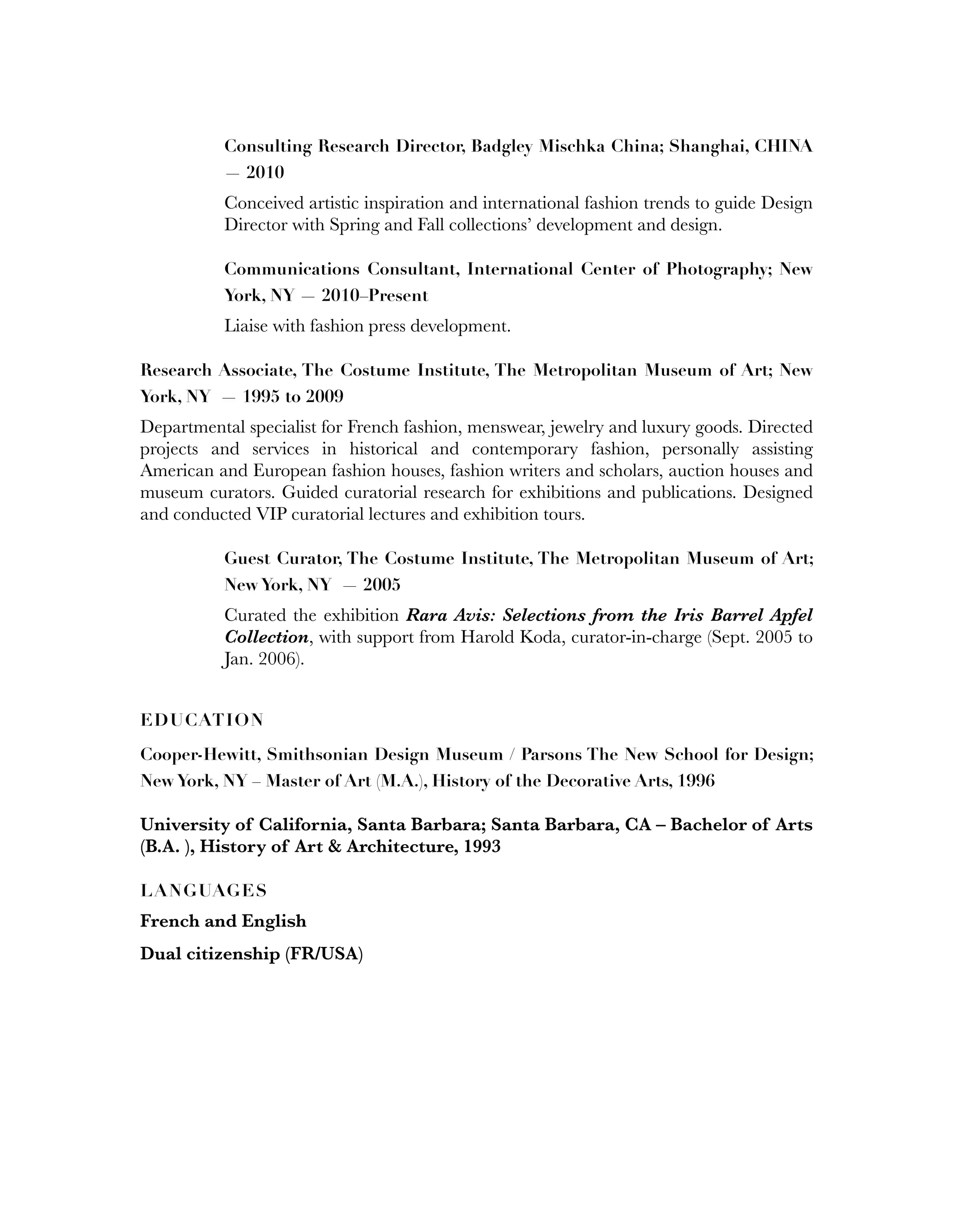 CV - Stéphane HOUY-TOWNER | PDF | Museums & Galleries | Attractions