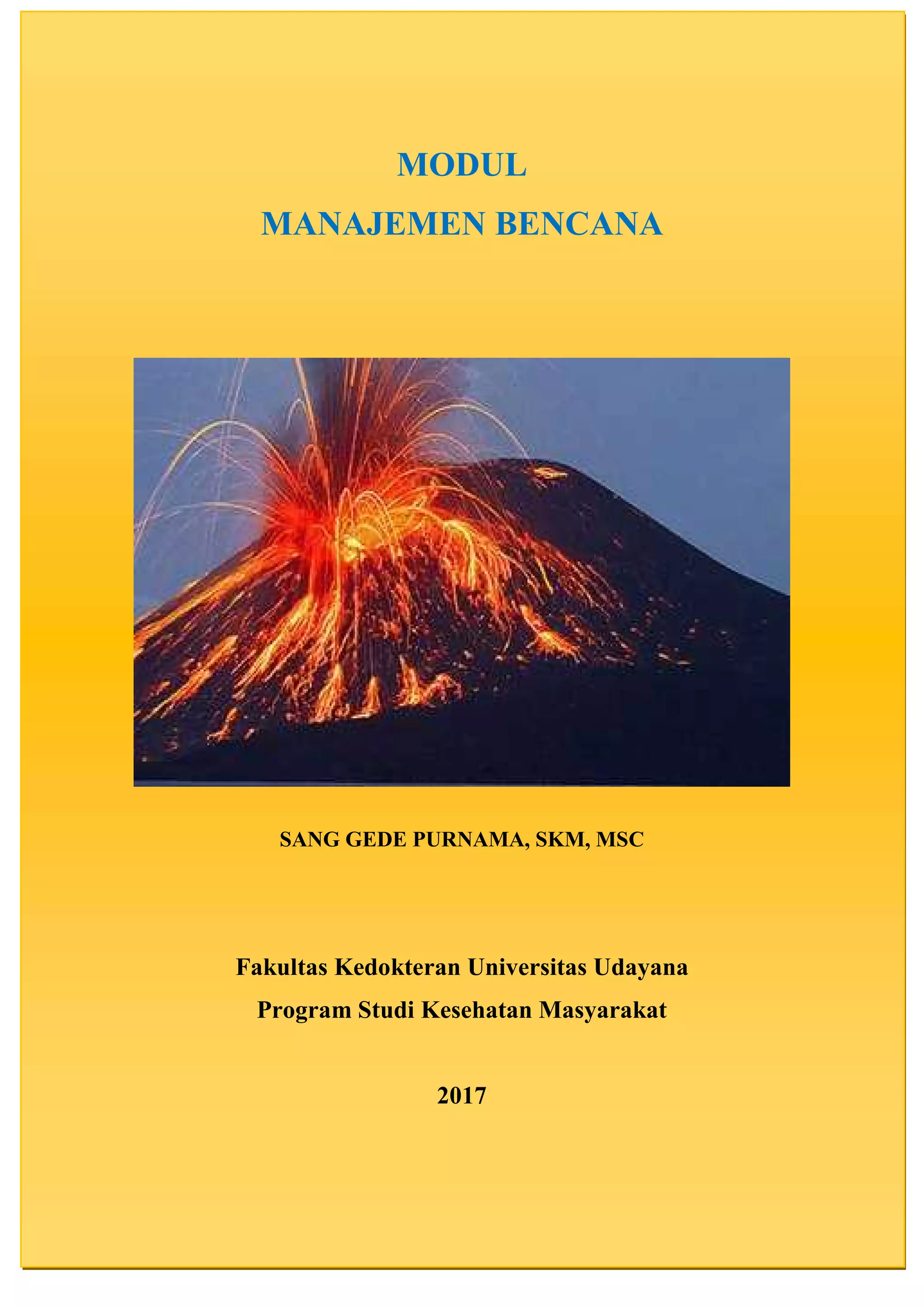 Modul Manajemen Bencana | PDF