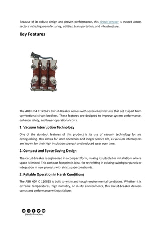 Abb Hd4 C 12.06.25 Circuit-breaker Frequency | PDF