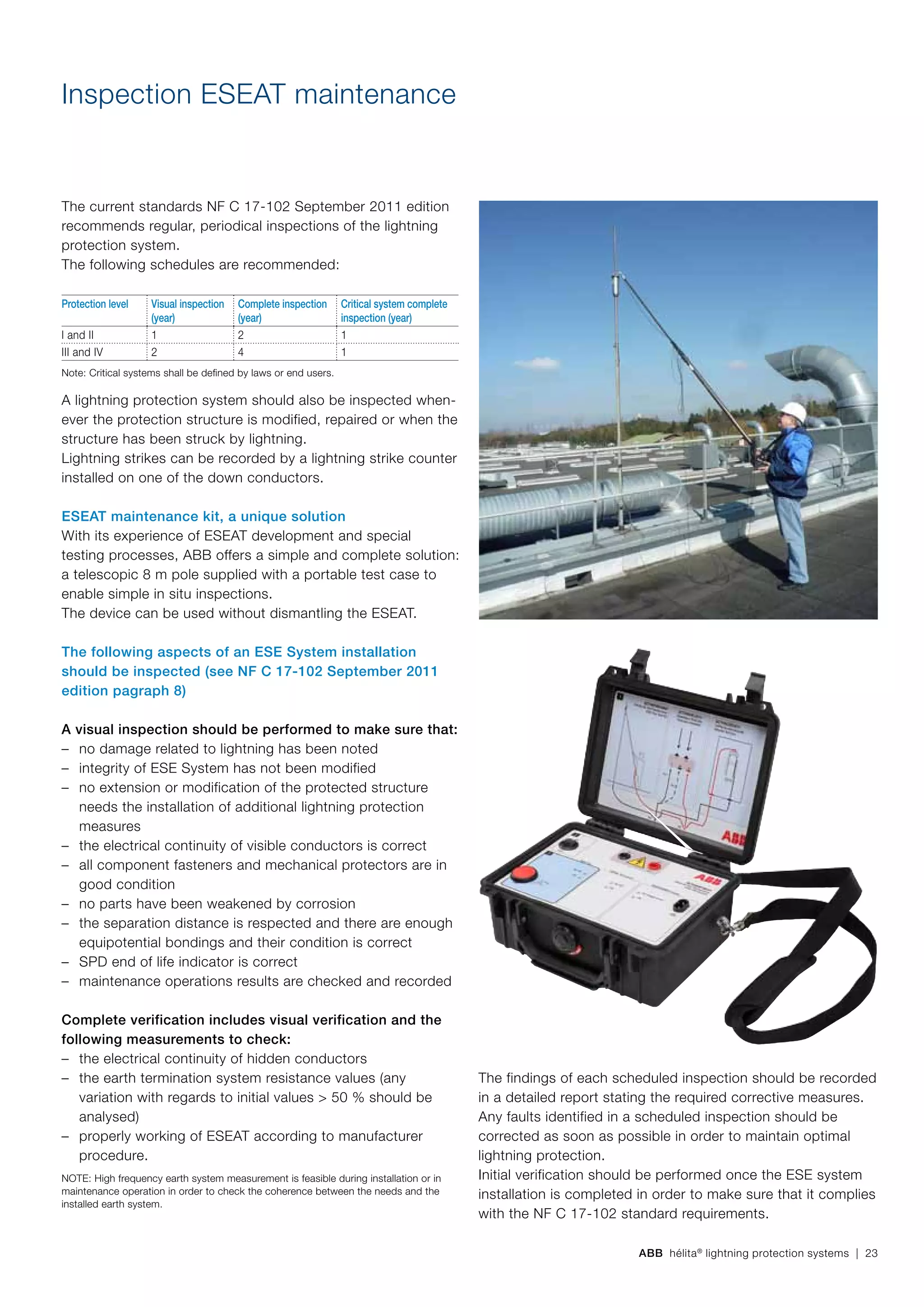 Abb helita external lightning protection | PDF