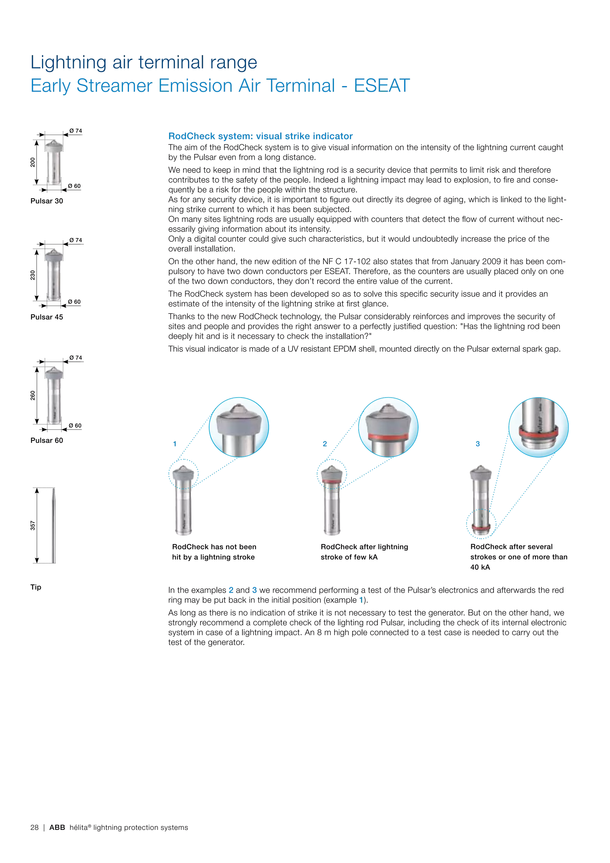 Abb helita external lightning protection | PDF