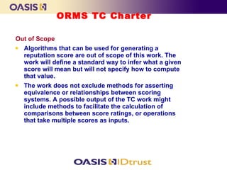 Open Reputation Management Systems | PPT