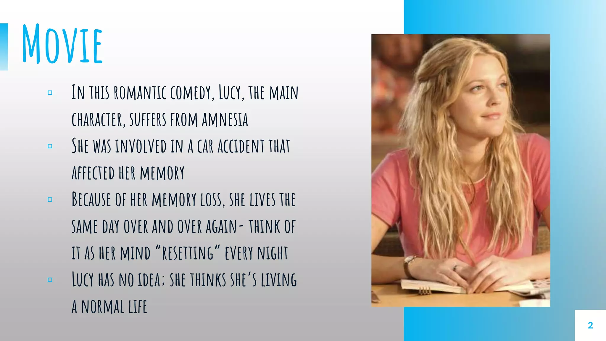 Abbie's anterograde amnesia project | PPT