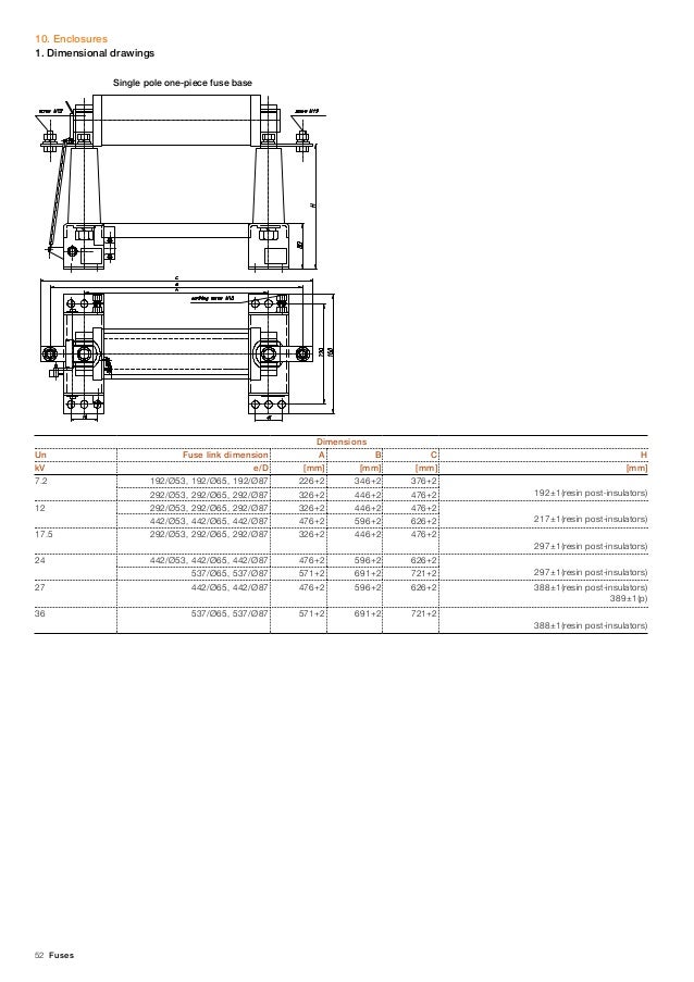 ABB Indoor Fuse Bases - ABB BPS Fuse Bases Medium Voltage
