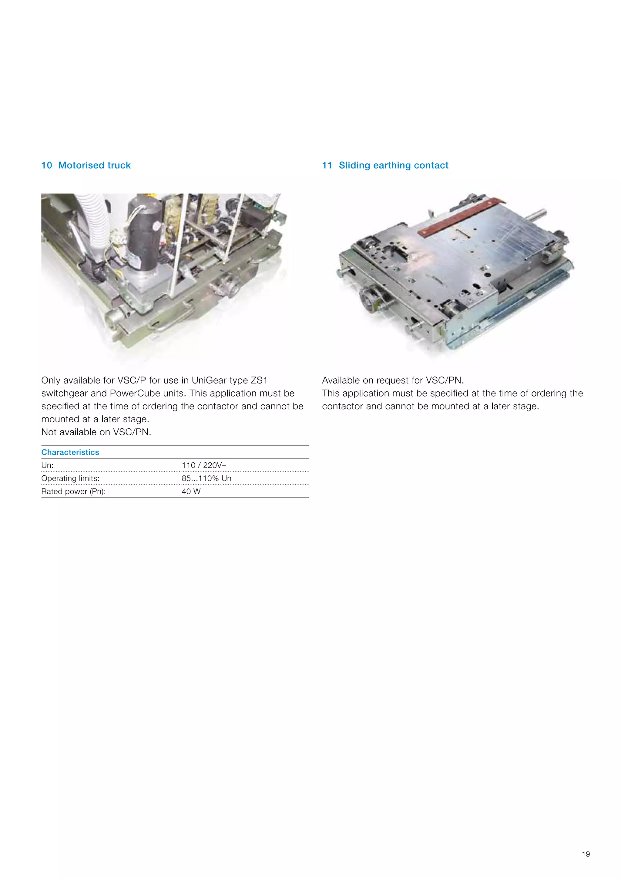 ABB IEC Indoor Vacuum Contactors VSC - Medium Voltage Vacuum Contactors ...