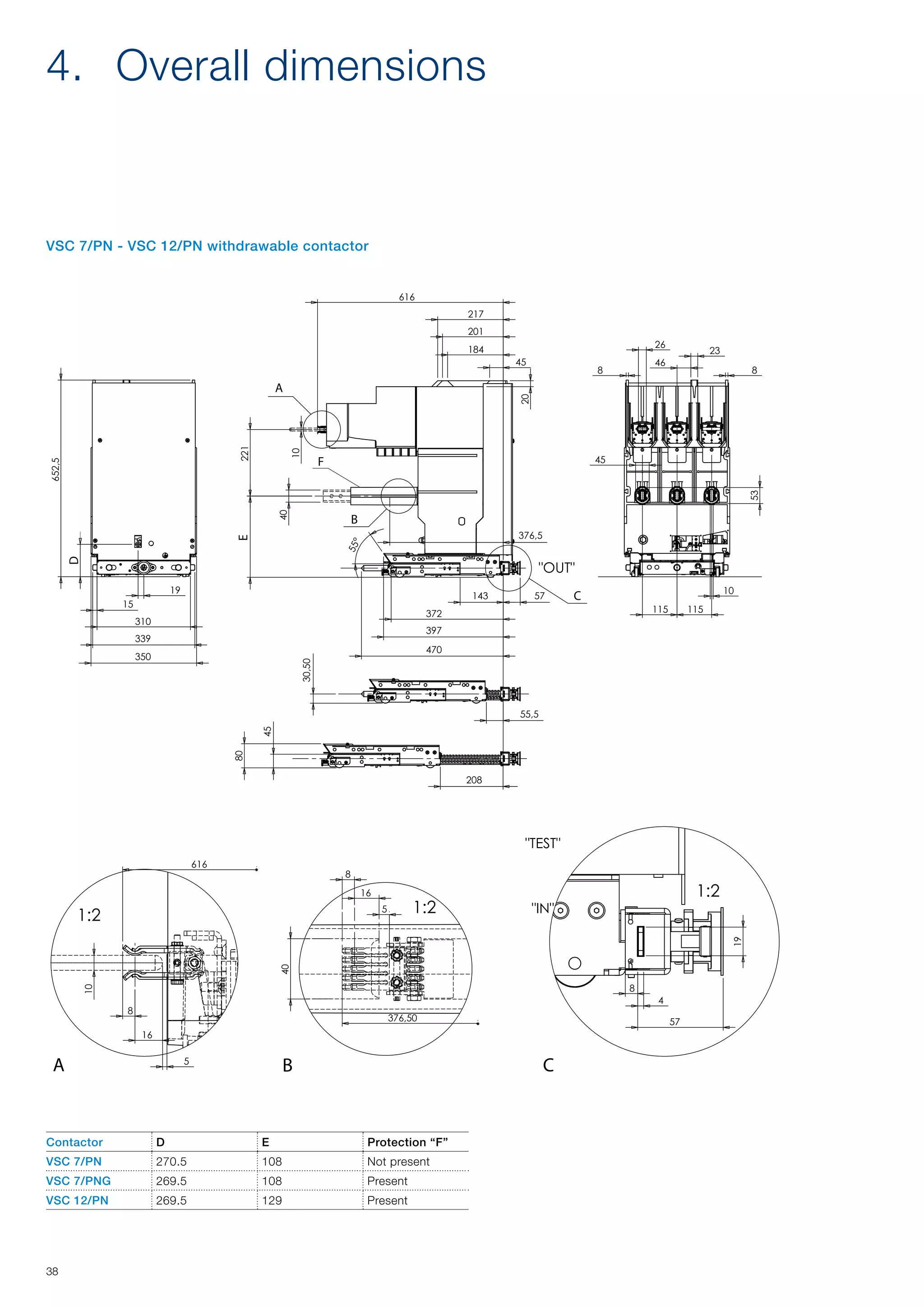 ABB IEC Indoor Vacuum Contactors VSC - Medium Voltage Vacuum Contactors ...