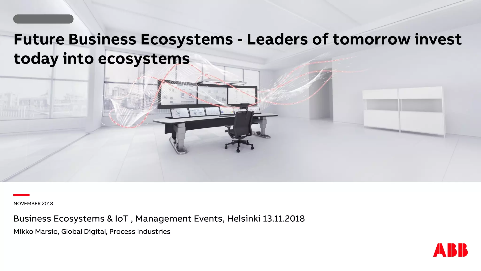 Business Ecosystems Internet of Things at ABB | PPT