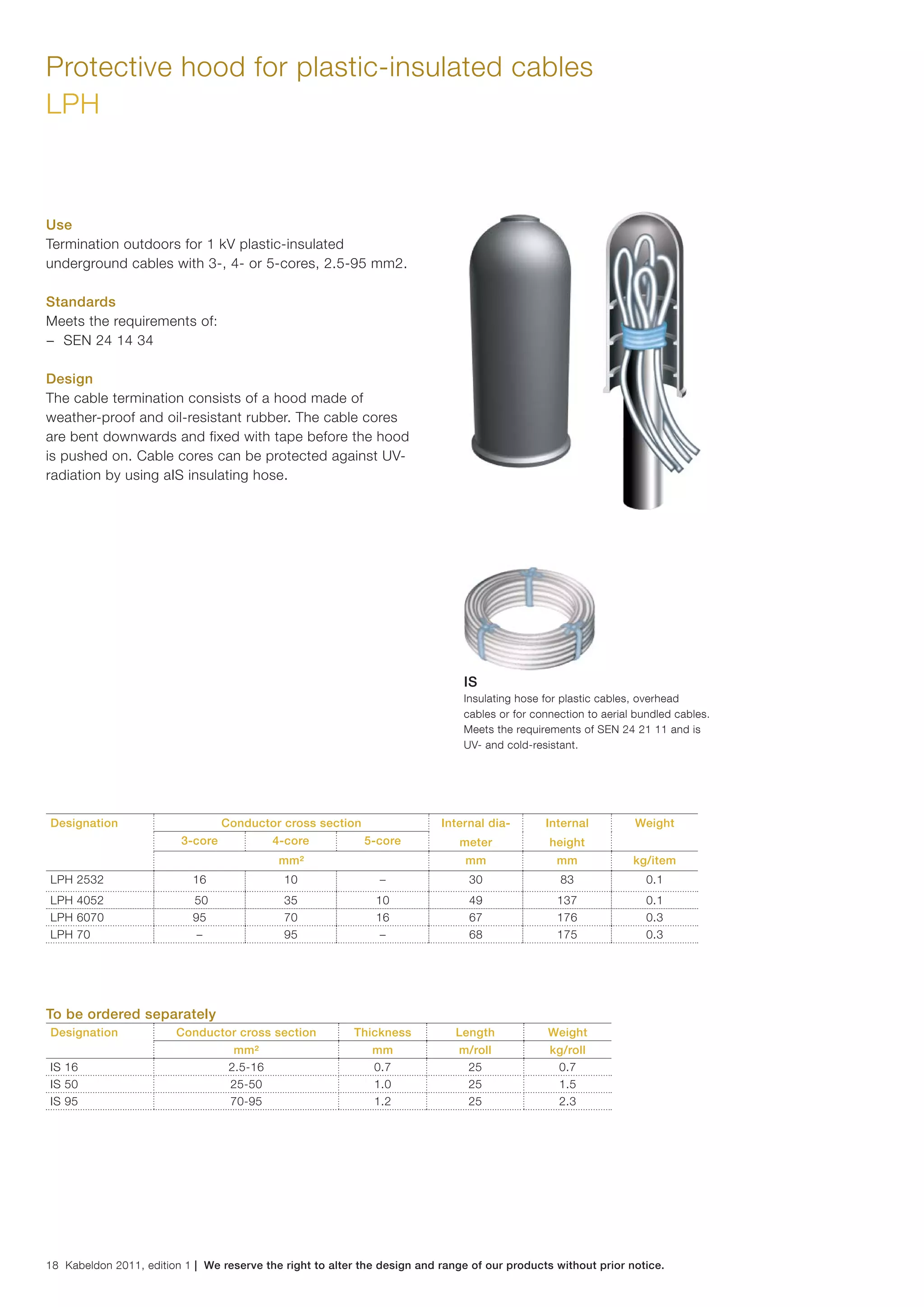 ABB Kabeldon - HV High Voltage Cable Joints, Cable Terminations ...