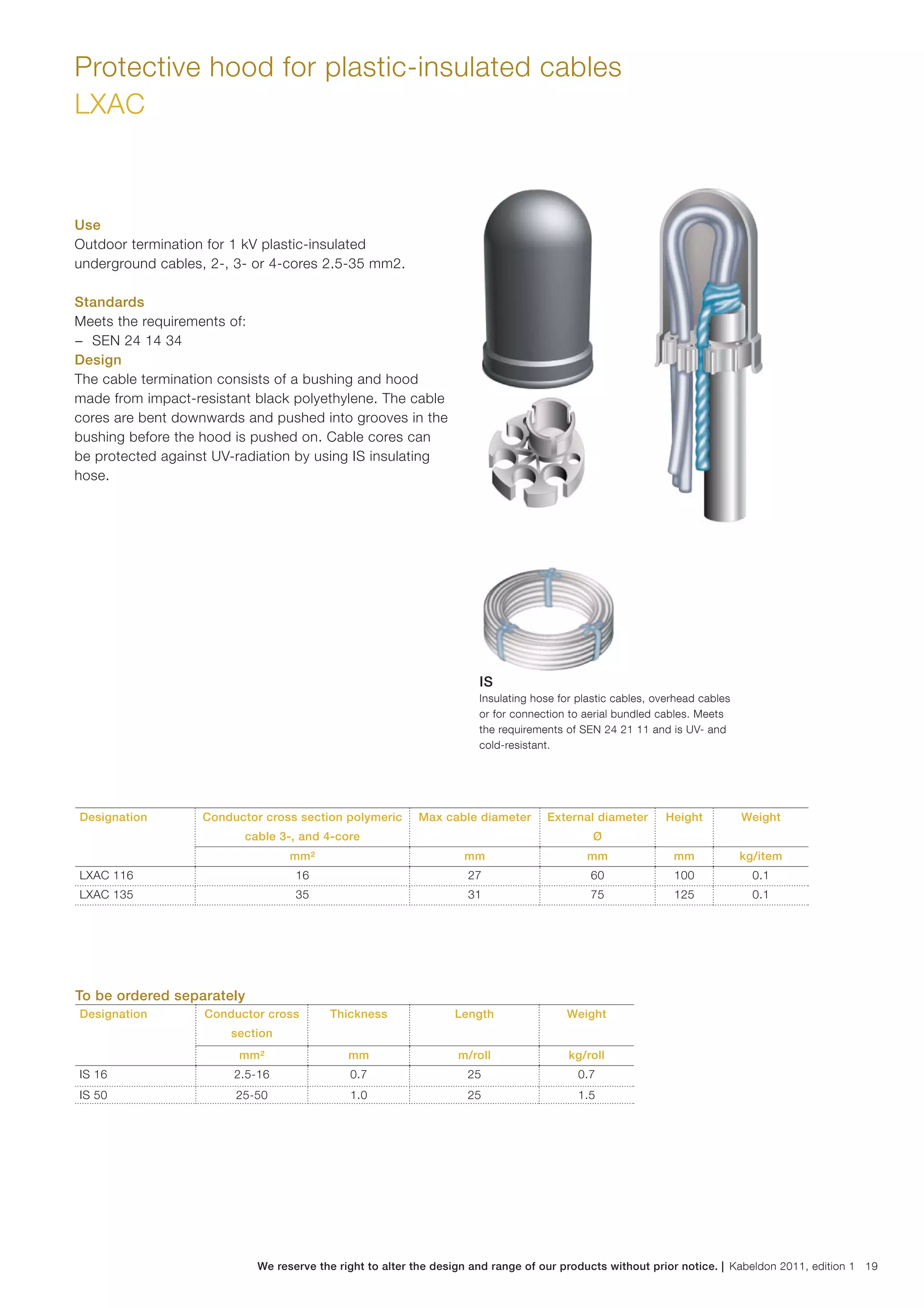 ABB Kabeldon - HV High Voltage Cable Joints, Cable Terminations ...