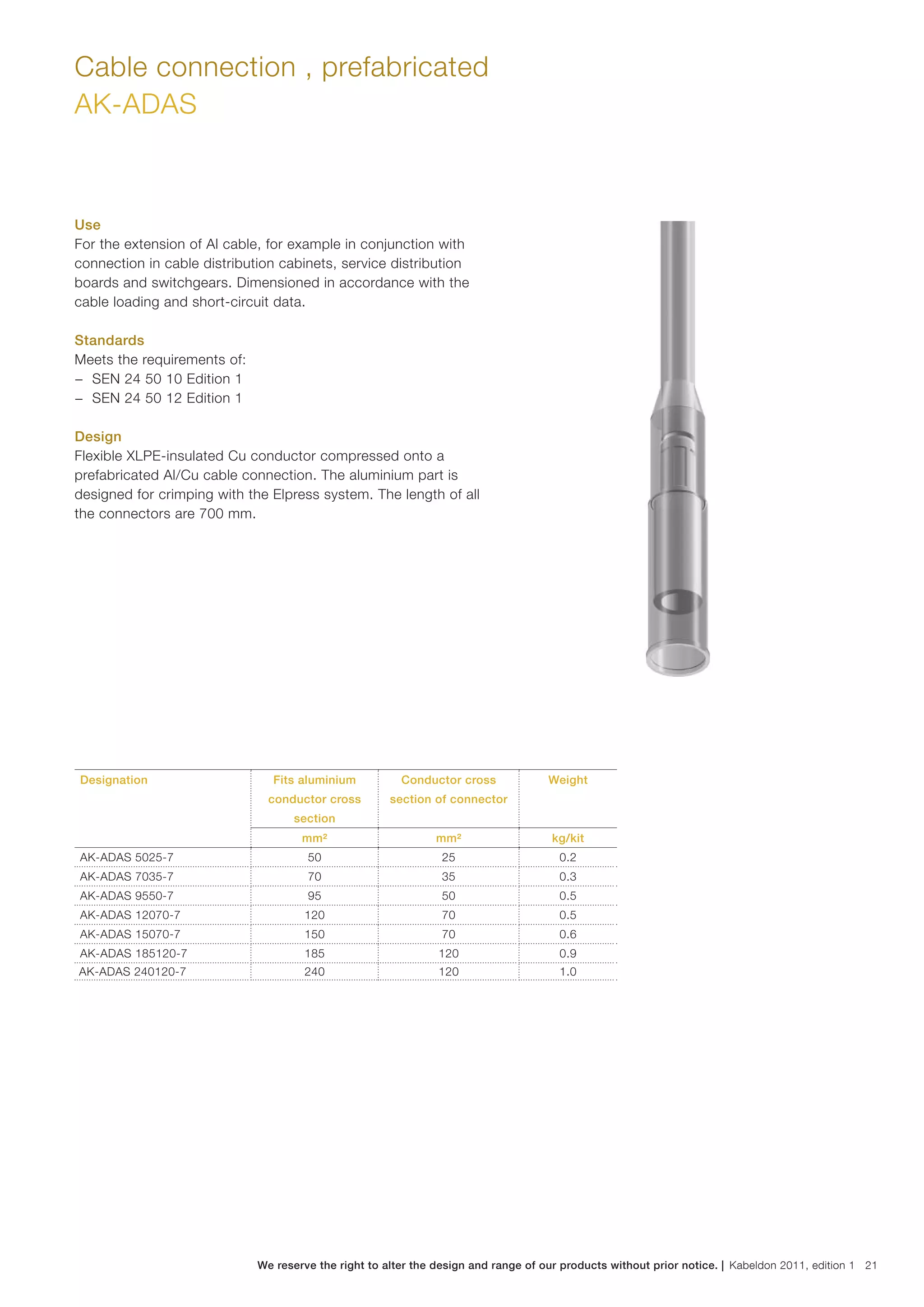 ABB Kabeldon - HV High Voltage Cable Joints, Cable Terminations ...