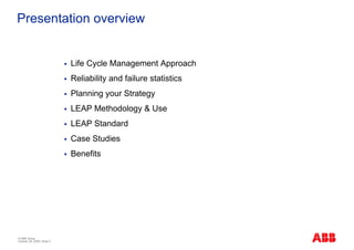 ABB Life Expectancy Analysis Program Diagnostics | PDF