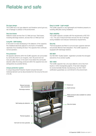 Abb low voltage lv capacitors, abb clmd | PDF