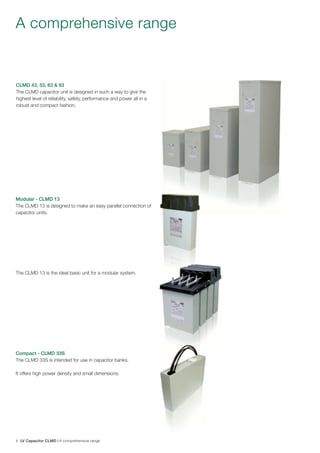 Abb low voltage lv capacitors, abb clmd | PDF