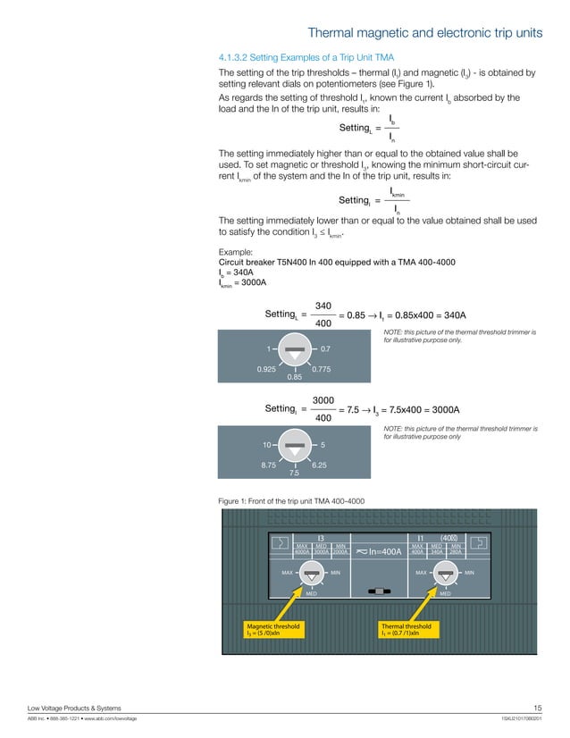 Abb lv breakers working with trip curves | PDF | Technology & Computing