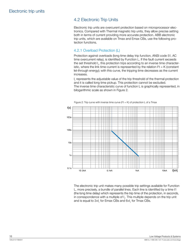 Abb lv breakers working with trip curves | PDF | Technology & Computing