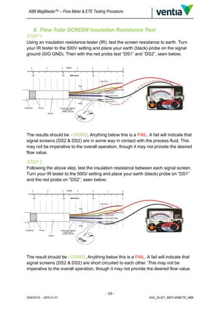 ABB MagMaster - Flow Meter & End to End Testing Procedure | PDF