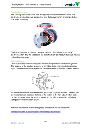 ABB MagMaster - Flow Meter & End to End Testing Procedure | PDF