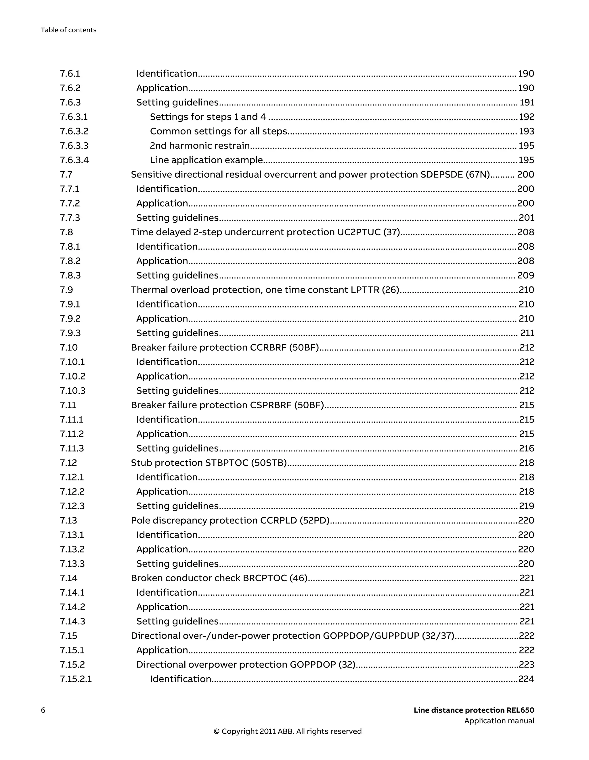 ABB line distance protection relay manual REL650 | PDF