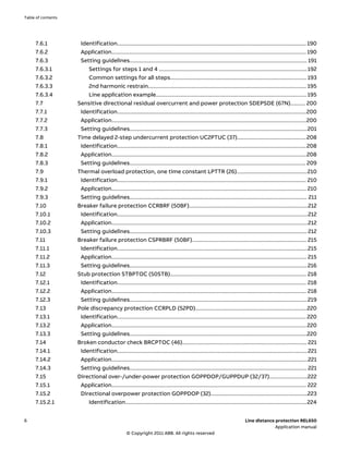 ABB line distance protection relay manual REL650 | PDF