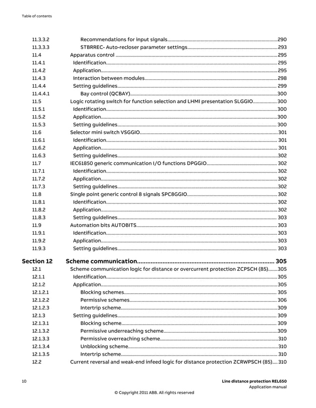 ABB line distance protection relay manual REL650 | PDF | Consumer ...