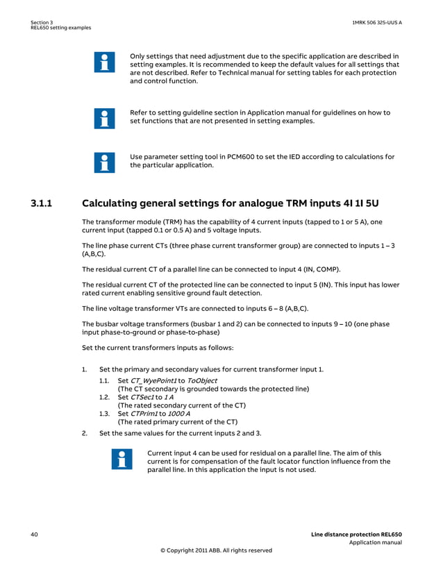ABB line distance protection relay manual REL650 | PDF | Consumer ...