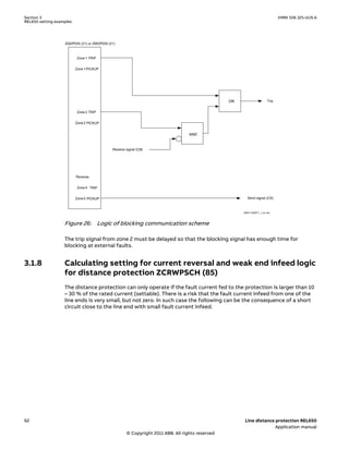 ABB line distance protection relay manual REL650 | PDF