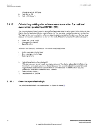 ABB line distance protection relay manual REL650 | PDF