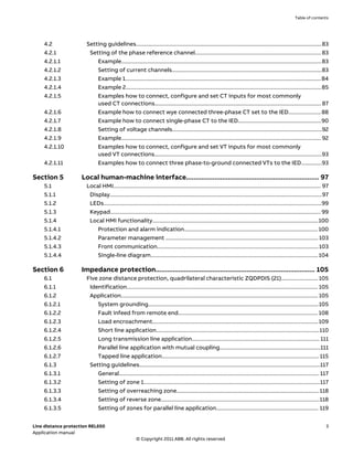 ABB line distance protection relay manual REL650 | PDF