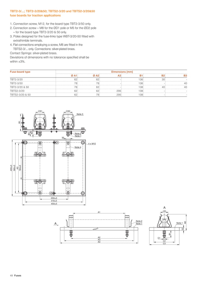 ABB High Voltage Fuses - CMF Range, Motor Fuses 3.3kV -11kV | PDF