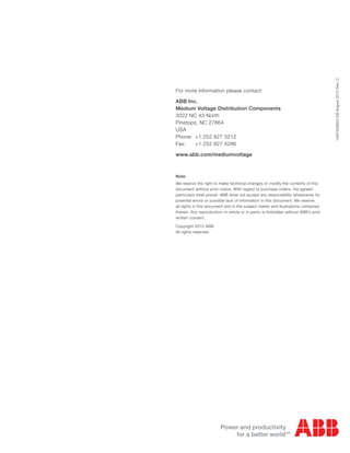 ABB KON-17 Medium Voltage MV Outdoor Current Transformers CT's - ABB ...