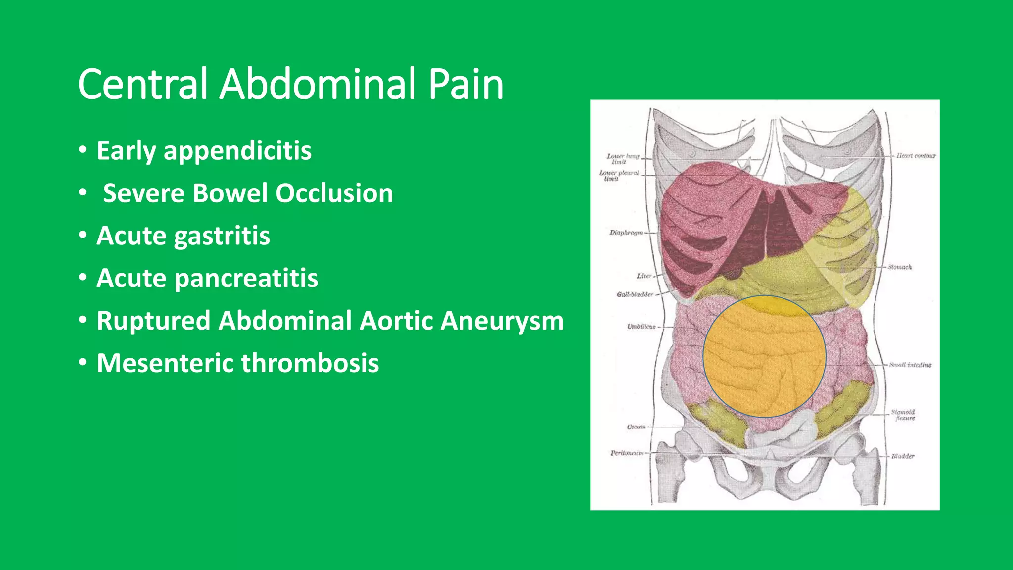Abdominal pain in the Immunocompromised | PPTX