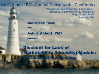 Abbott Disc Lack Marketability Presentation 2 | PPT