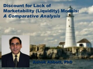Abbott Disc Lack Marketability Presentation 2 | PPT