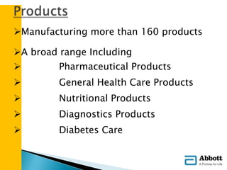 Abbott laboratories pakistan (pvt) limited | PPTX