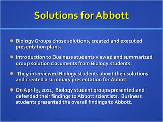 Abbott presentation | PPT