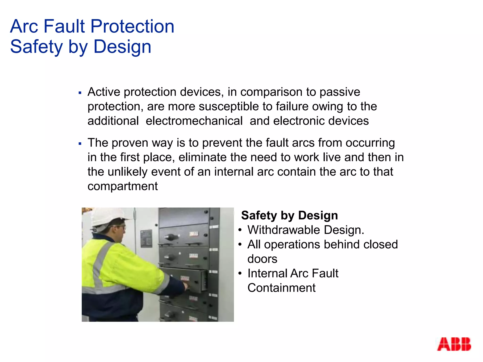 ABB switchgear safety hazards passive & active arc fault protection by ...
