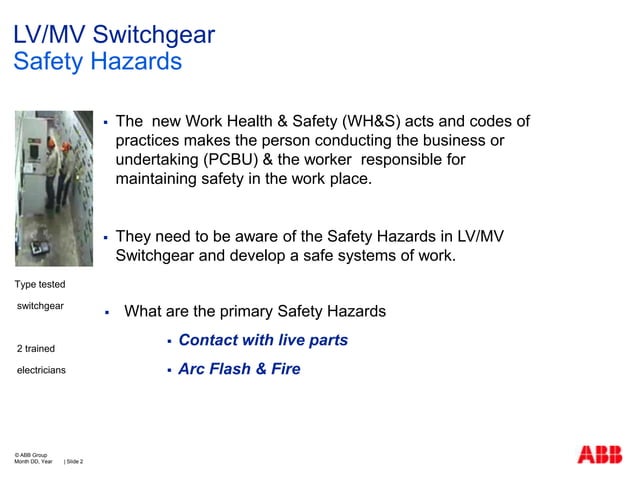 ABB switchgear safety hazards passive & active arc fault protection by ...