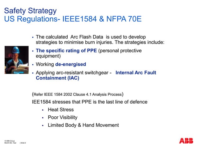 ABB switchgear safety hazards passive & active arc fault protection by ...