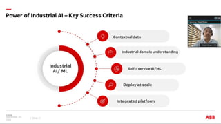 ABB presentation on Industrial Artificial Intelligence | PPTX