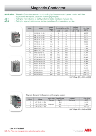 ABB Price List -2019..pdf