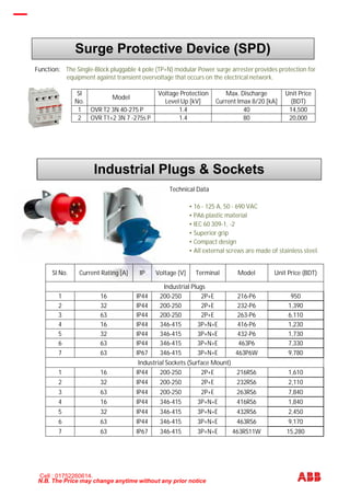 ABB Price List -2019..pdf | Technology & Computing